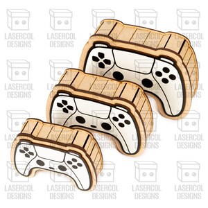 Controller Shaped Boxes Set 1 (3 Sizes) - Laser Cut Files SVG ...