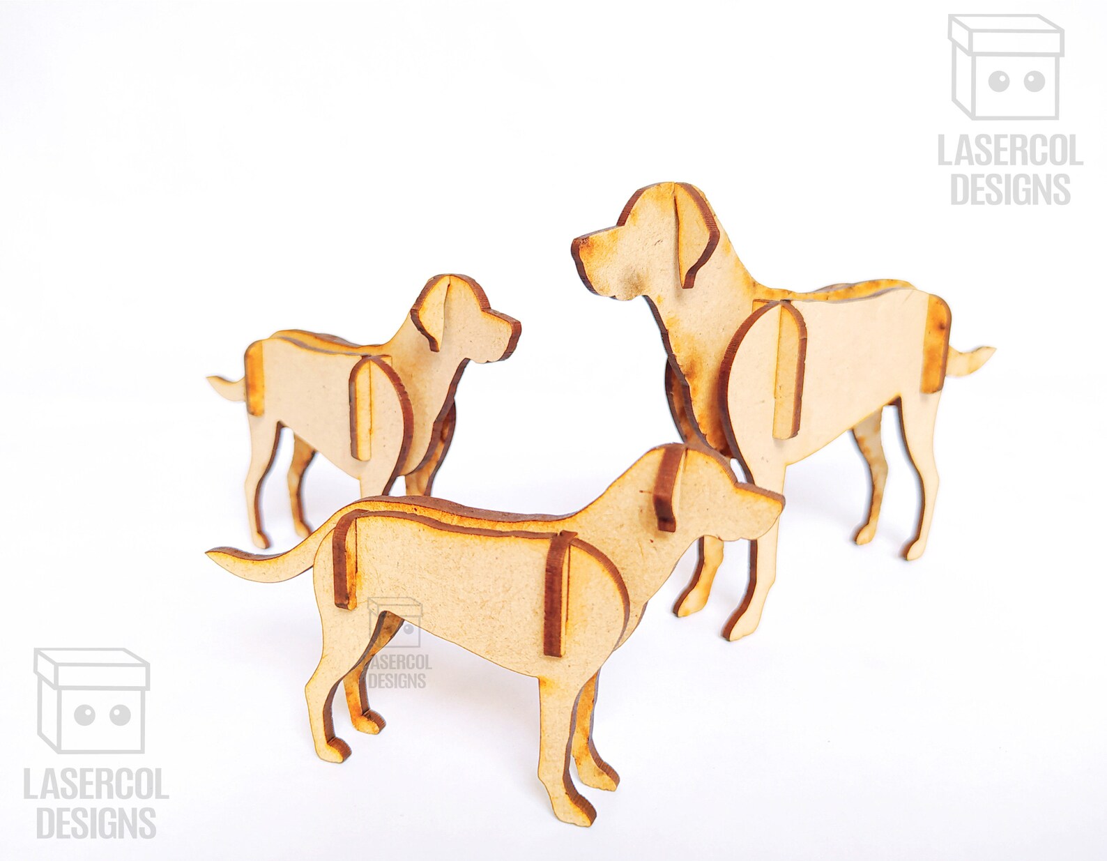 Dogs 3d Puzzle 3 Sizes Set 1 Laser Cut Files | Etsy