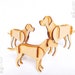 Dogs 3d Puzzle 3 Sizes Set 1 Laser Cut Files - Etsy