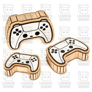 Controller Shaped Boxes Set 1 (3 Sizes) - Laser Cut Files SVG ...