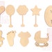 Baby Shower Gift Laser Cut Files Svgdxfpdfai Glowforge Files Instant ...
