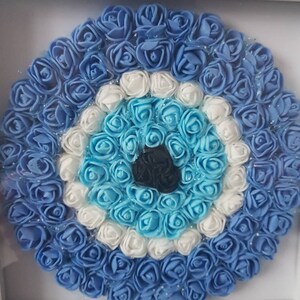 Evil Eye Protection Frame Handmade Evil Eye Nazar Boncuk - Etsy