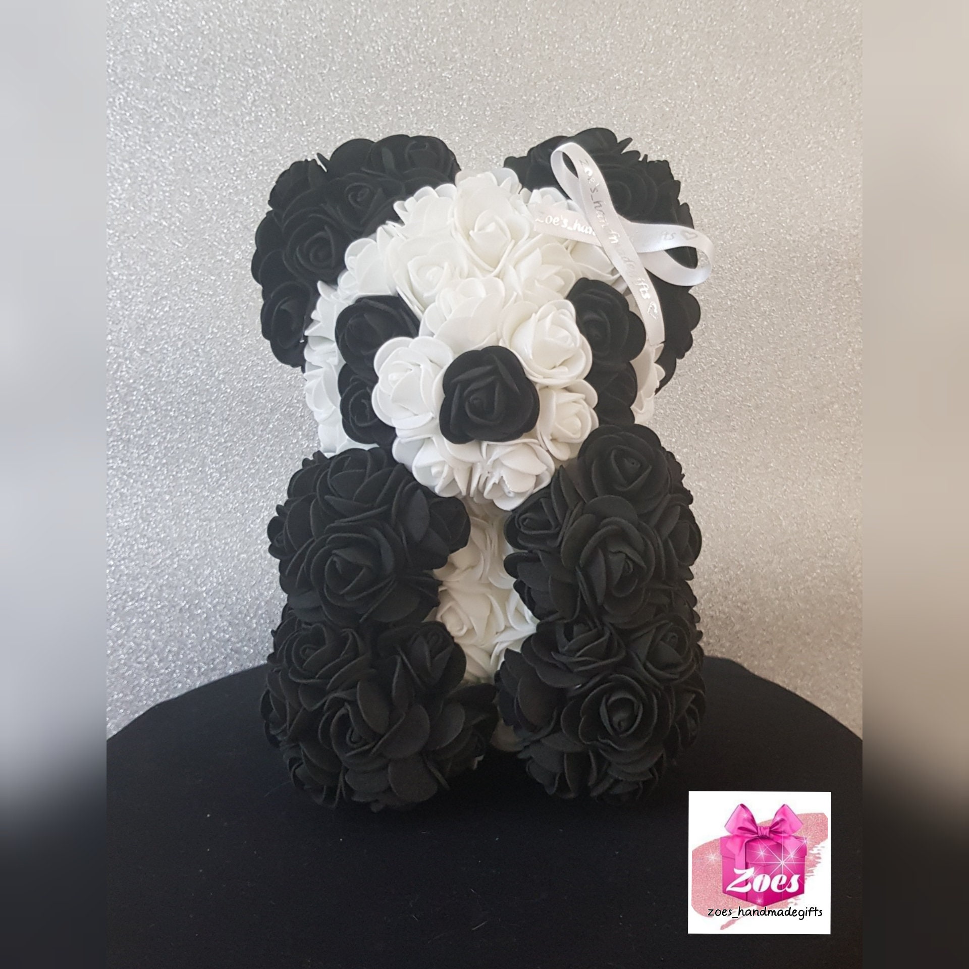 Panda Rose bear Keepsake Rose Gift | Etsy