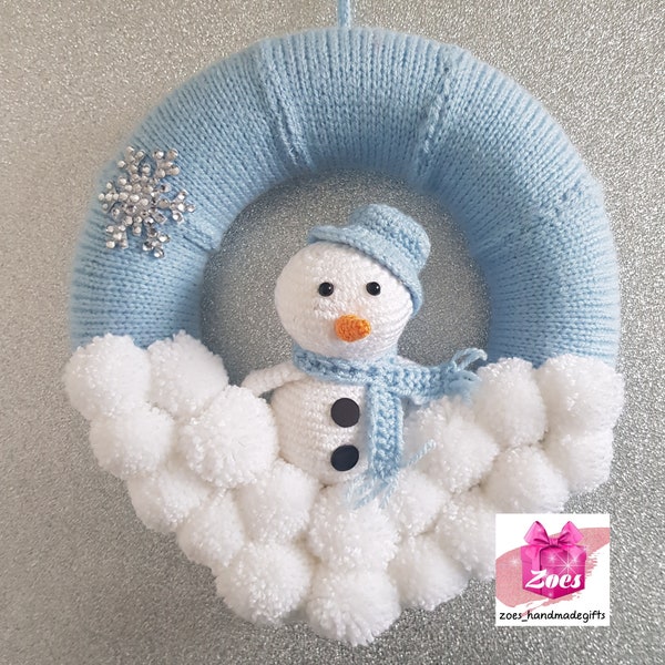 Snowman Wreath - Etsy