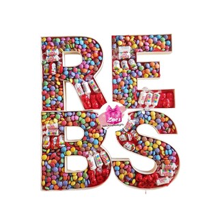 Fillable Candy Letter: Smarties, Love Hearts, Chocolate Truffles - Etsy UK