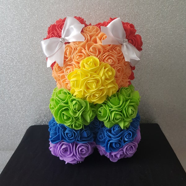 Rainbow Roses - Etsy