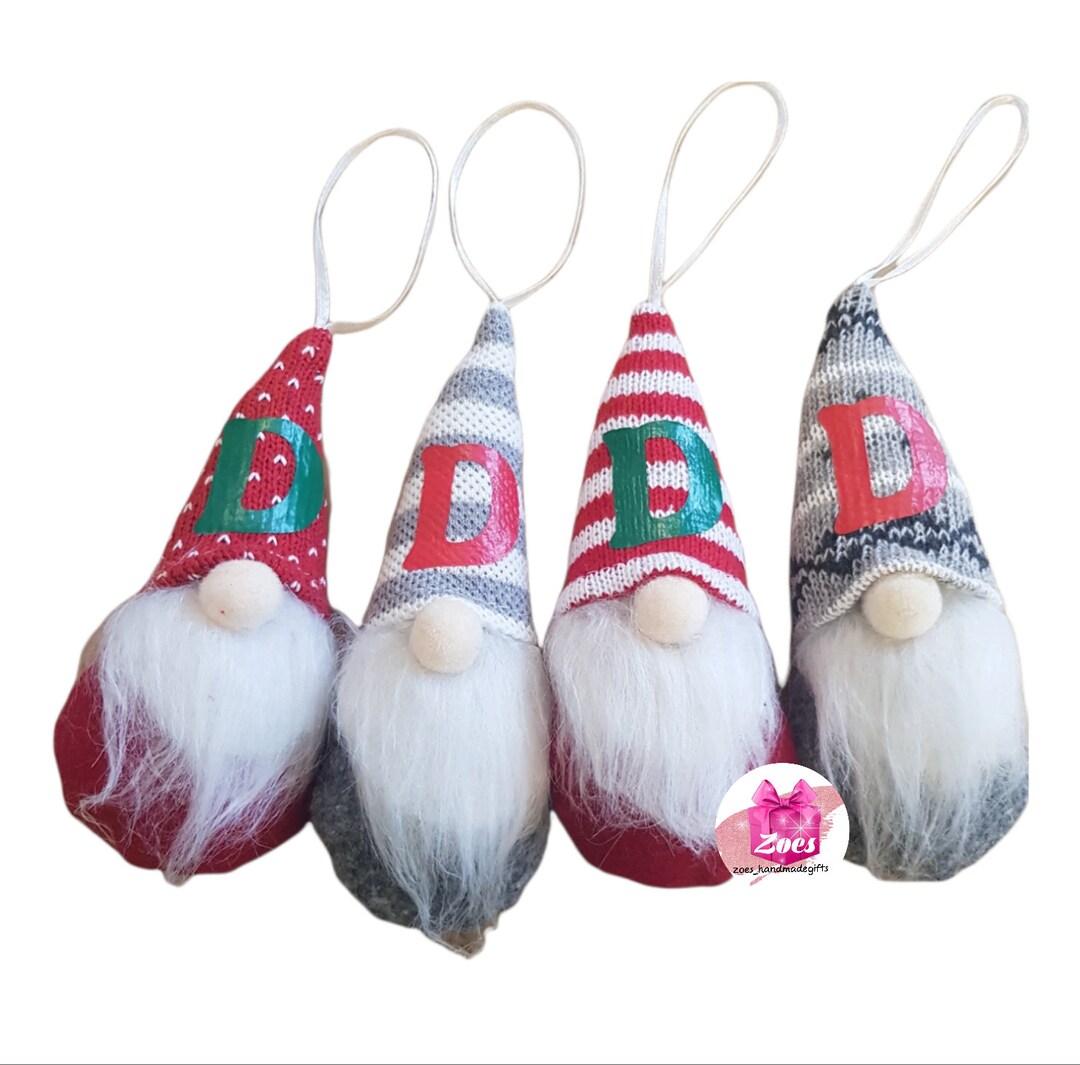 Hanging Personalised Gnomes Perfect for the Christmas Tree - Etsy