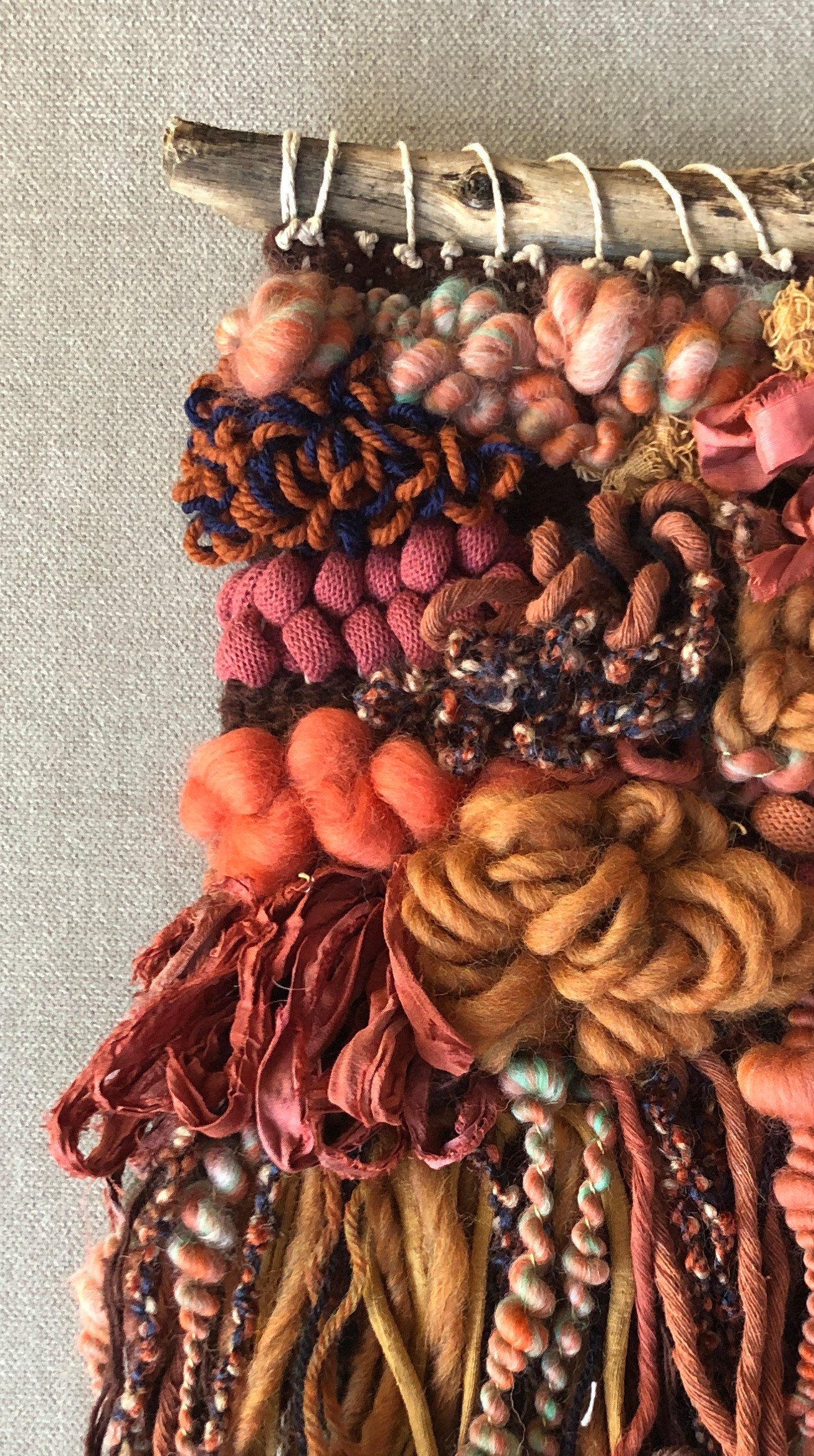 Handmade Wall Art, Modern Weaving - Etsy