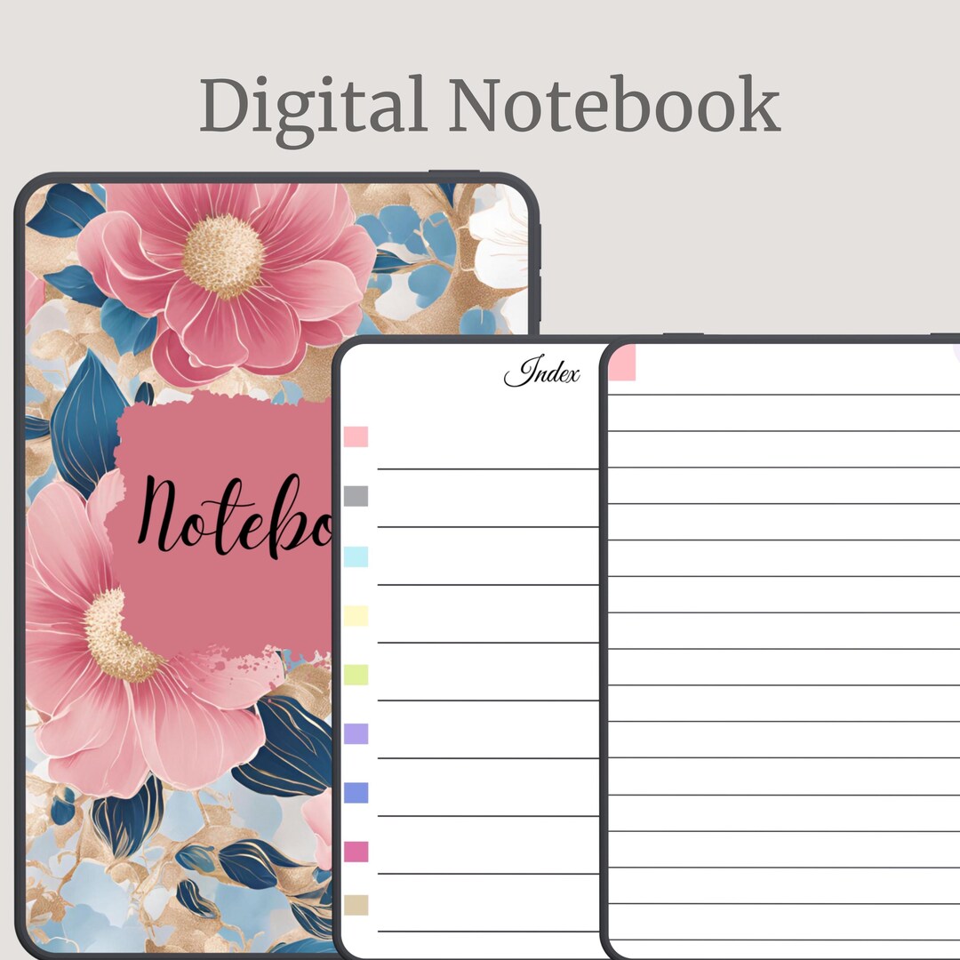 Cuaderno Digital / Goodnotes / Descarga instantánea - Etsy México