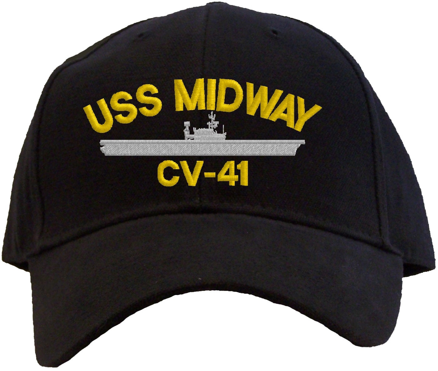 USS Midway CV-41 Embroidered Baseball Cap | Great Gift for Veteran ...