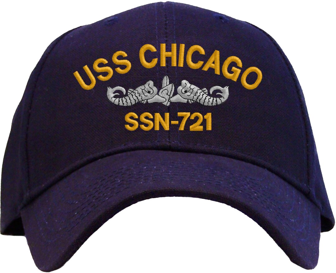 USS Chicago SSN-721 Embroidered Baseball Cap | Great Gift for Veteran ...