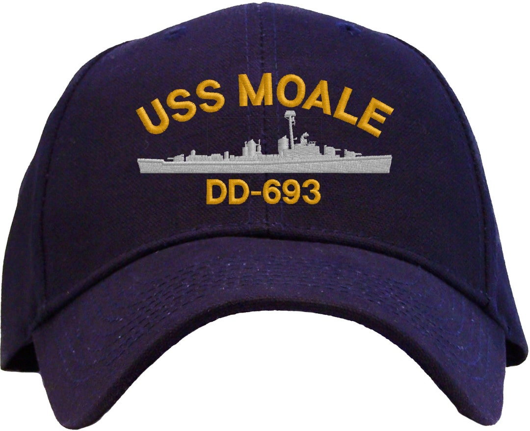 USS Moale DD-693 Embroidered Baseball Cap | Great Gift for Veteran ...