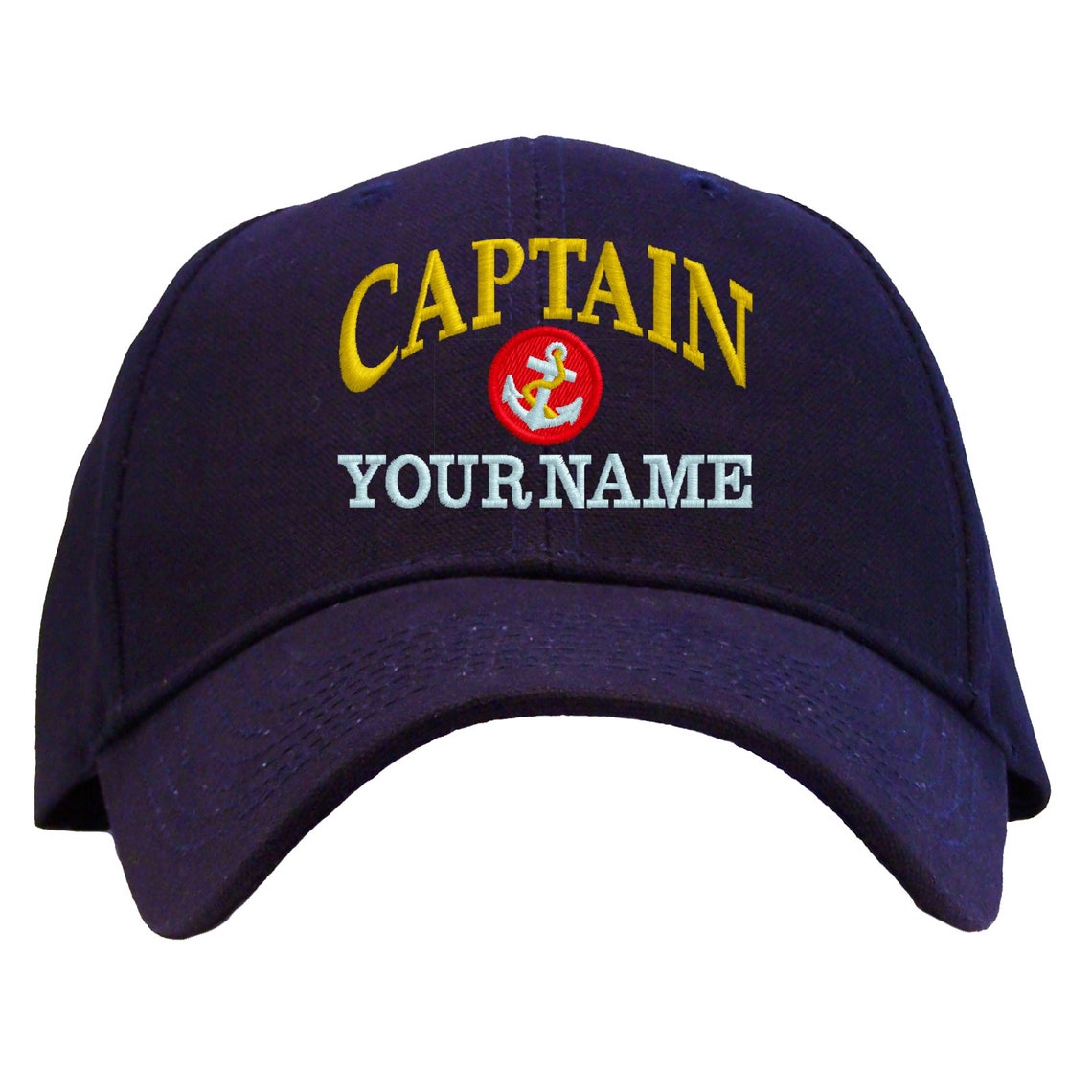 Personalized Captain Baseball Cap Embroidered With Your Choice of Name ...
