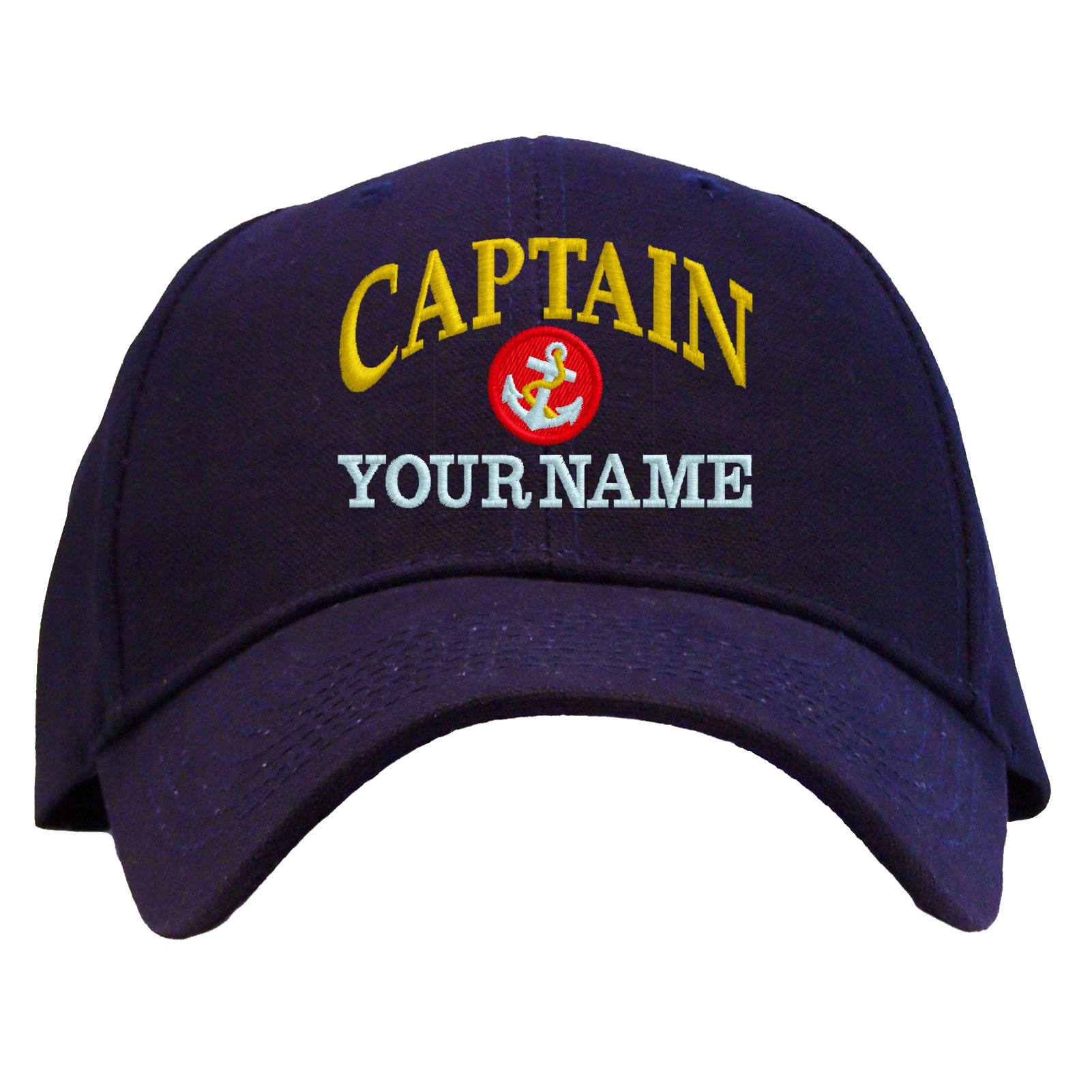 Personalized Captain Baseball Cap Embroidered with your choice | Etsy
