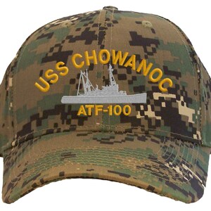 USS Chowanoc ATF-100 Embroidered Baseball Cap | Great Gift for Veteran ...