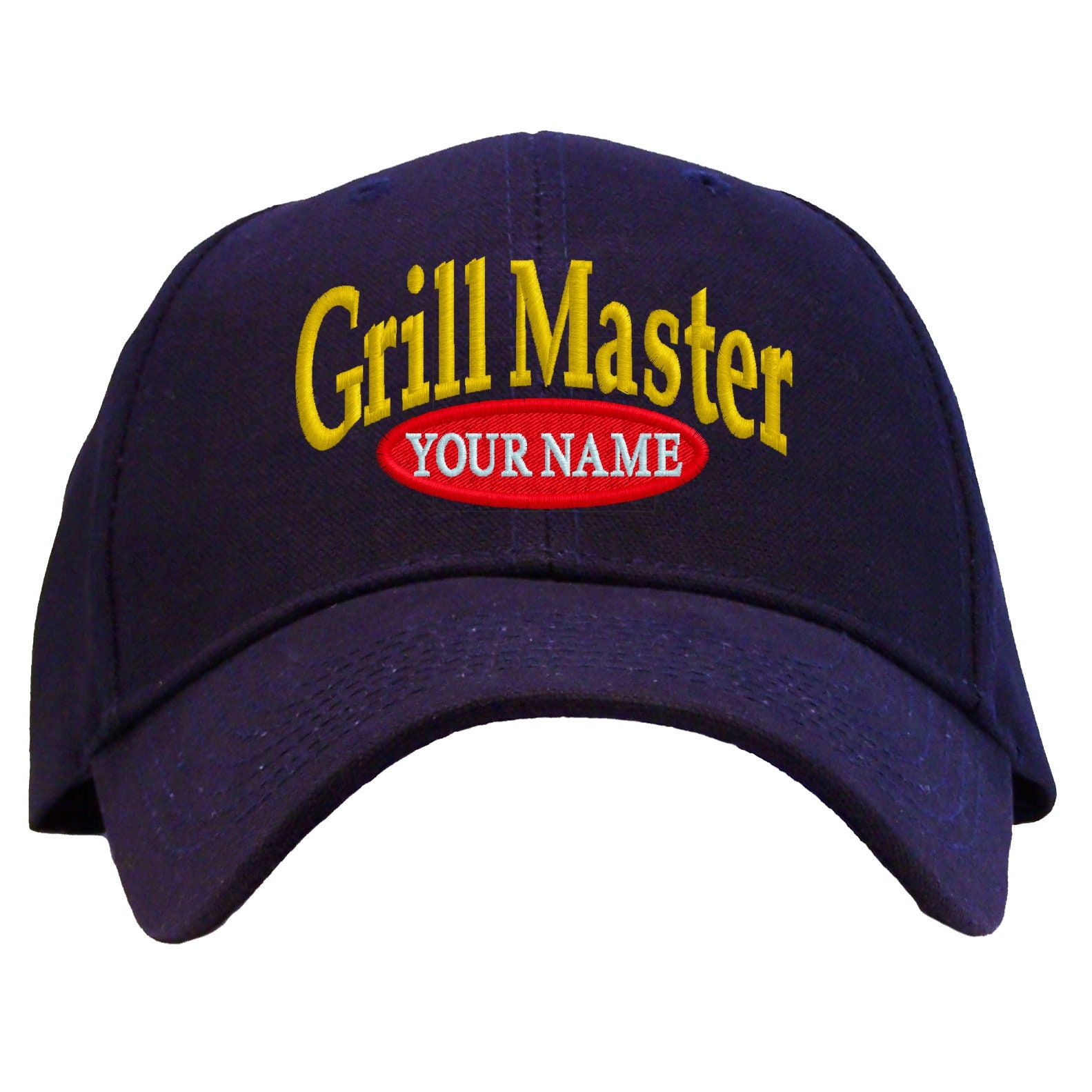 Personalized Grill Master Baseball Cap Embroidered With Your - Etsy