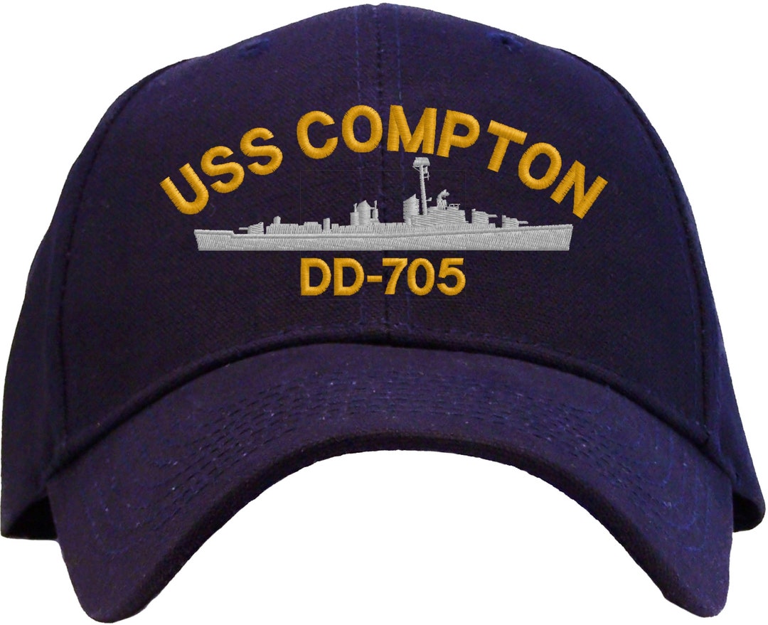 USS Compton DD-705 Embroidered Baseball Cap | Great Gift for Veteran ...