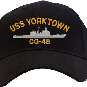 USS Yorktown CG-48 Embroidered Baseball Cap | Great Gift for Veteran ...
