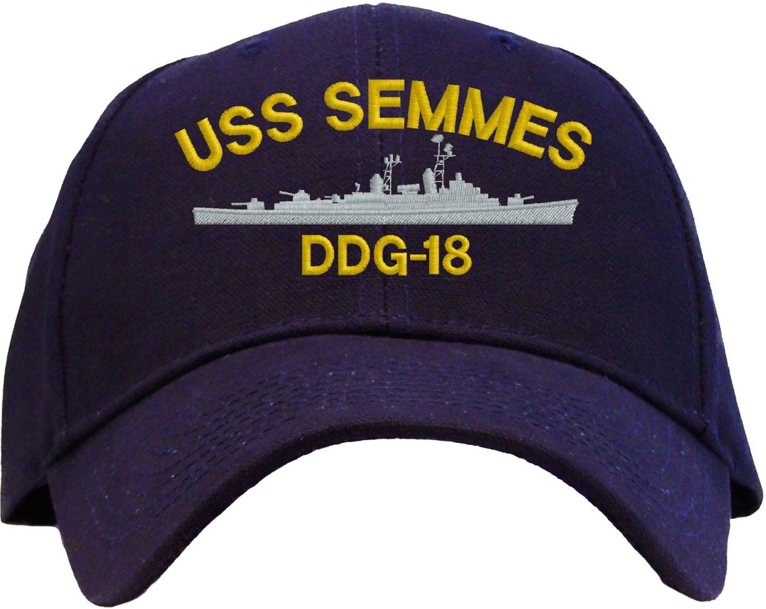 USS Semmes DDG-18 Embroidered Baseball Cap | Great Gift for Veteran ...