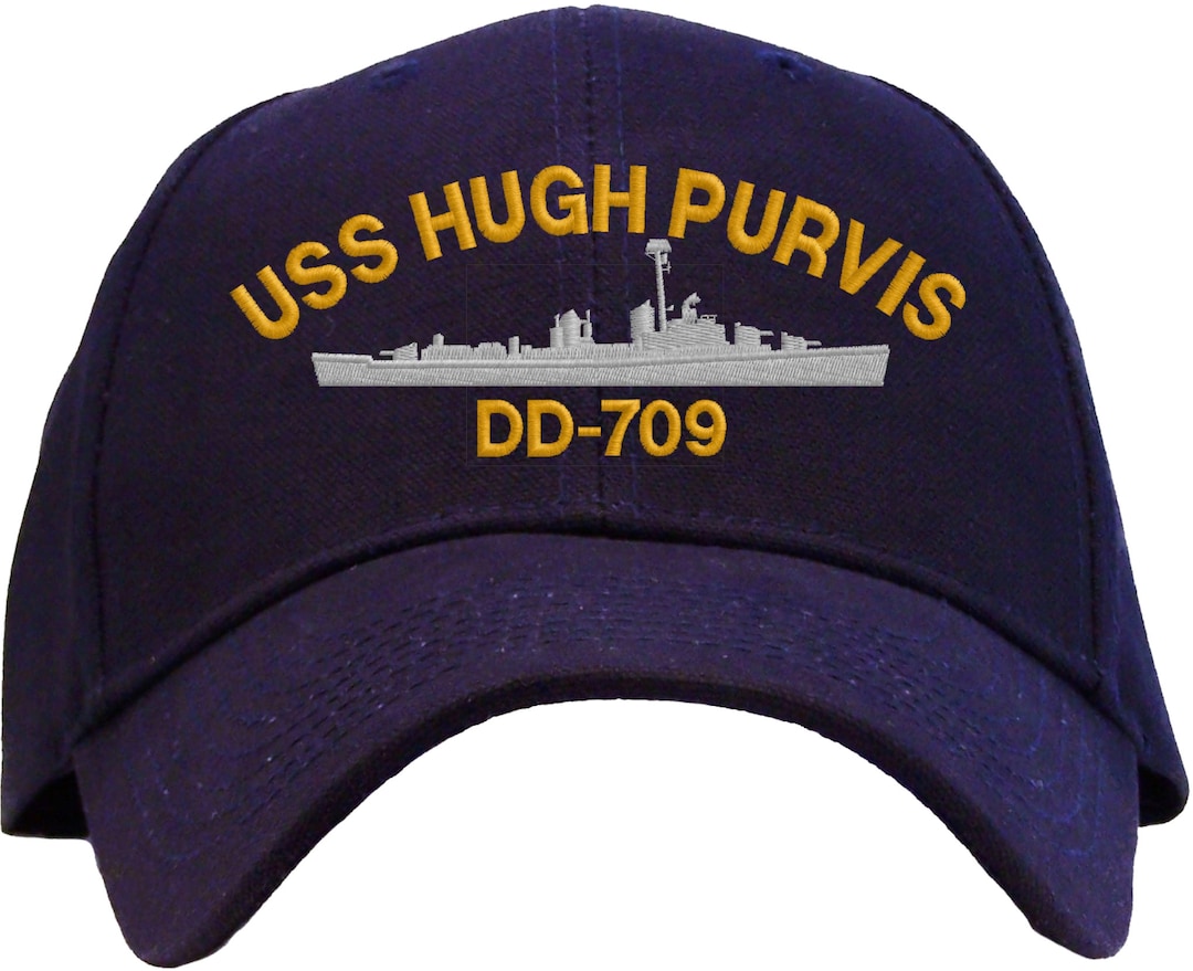 USS Hugh Purvis DD-709 Embroidered Baseball Cap | Great Gift for ...