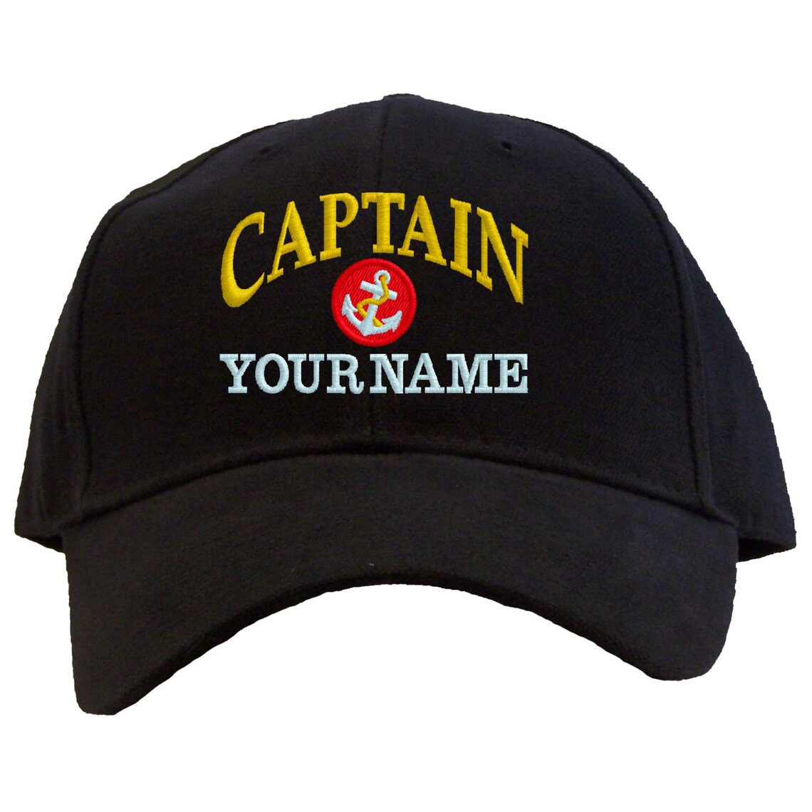 Personalized Captain Baseball Cap Embroidered With Your Choice of Name ...