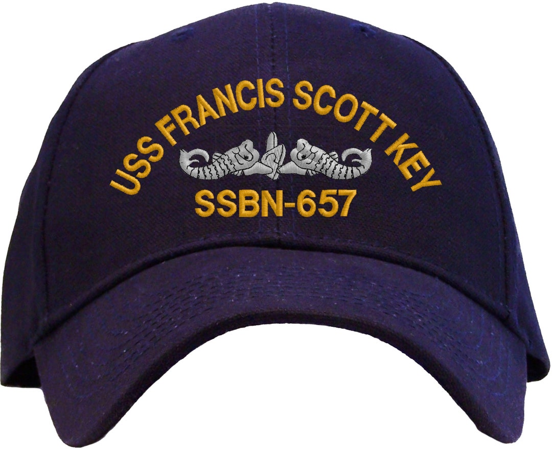 USS Francis Scott Key SSBN-657 Embroidered Baseball Cap | Great Gift ...