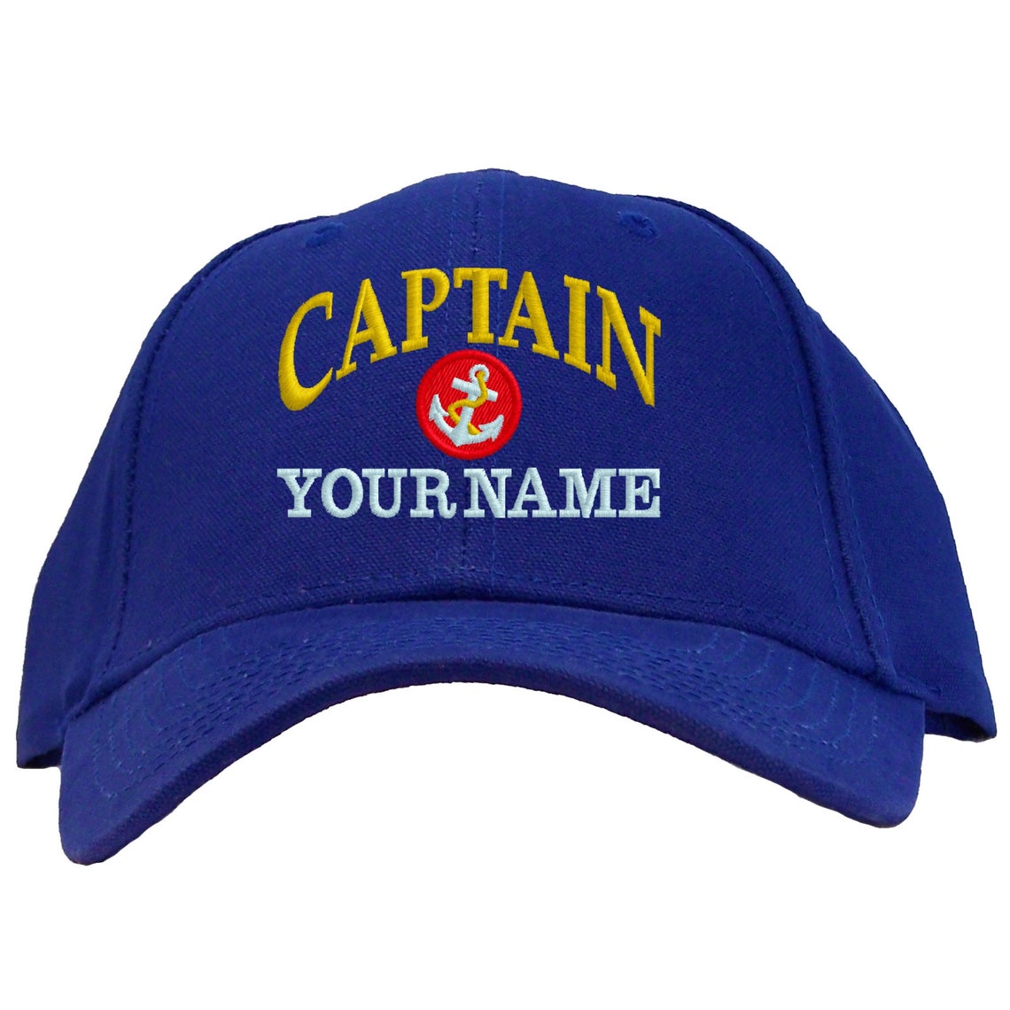 Personalized Captain Baseball Cap Embroidered With Your Choice of Name ...