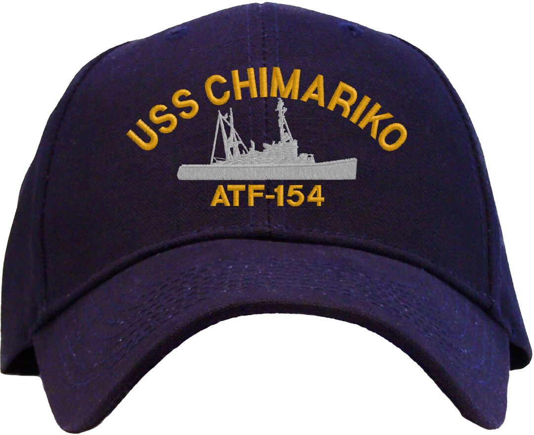 USS Chimariko ATF-154 Embroidered Baseball Cap | Great Gift for Veteran, Retired, Active Duty ...