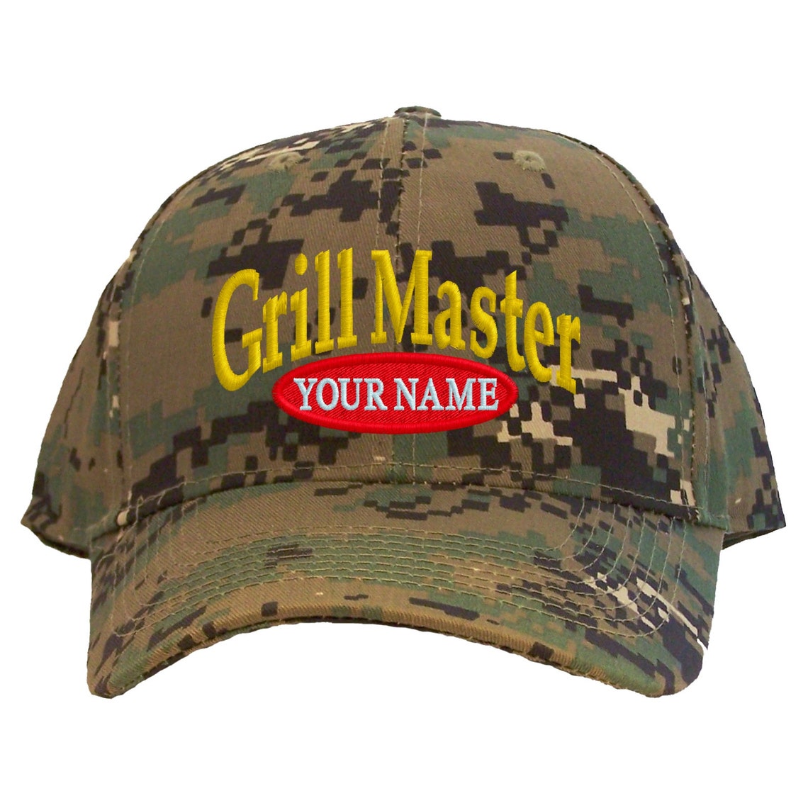 Personalized Grill Master Baseball Cap Embroidered With Your - Etsy