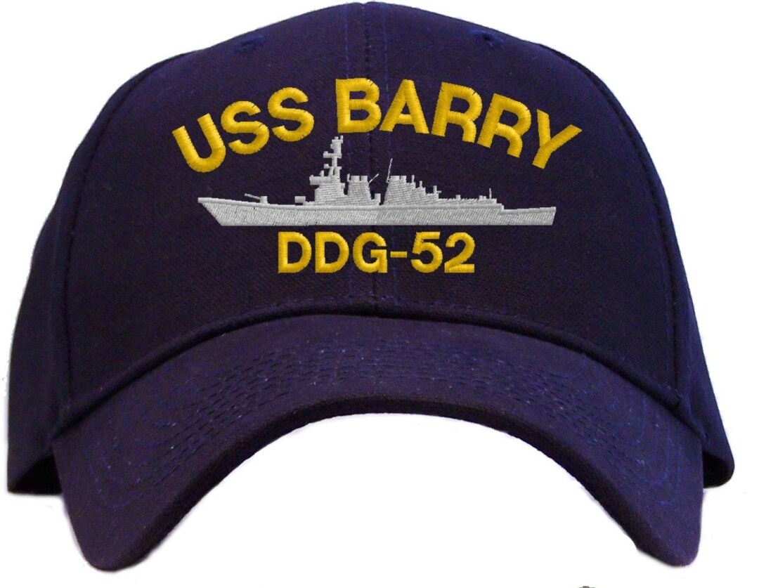 USS Barry DDG-52 Embroidered Baseball Cap | Great Gift for Veteran ...