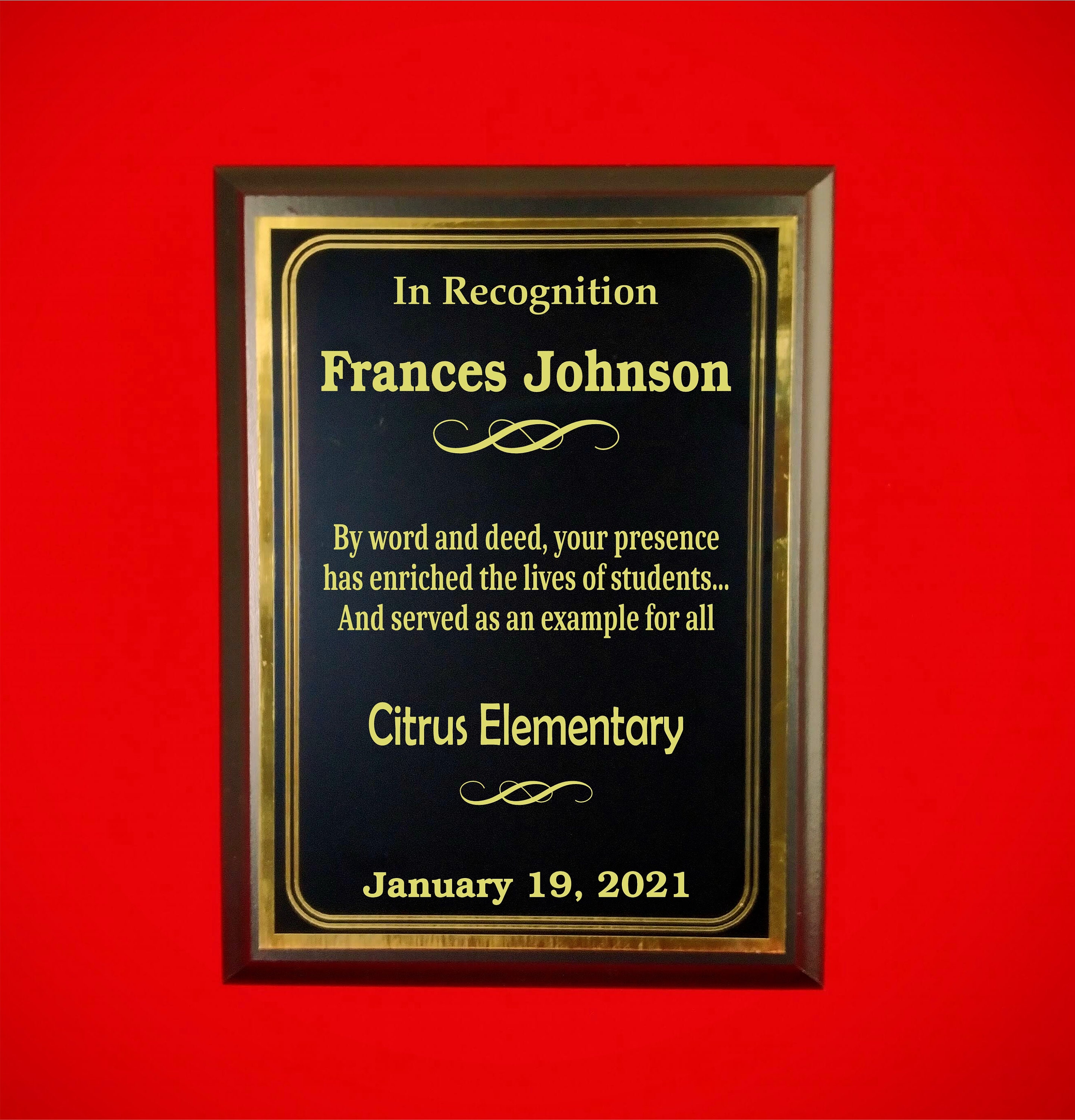 Employee Recognition Award Plaque, Employee Plaque, Employee Gifts ...