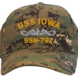 USS Iowa SSN-797 Embroidered Baseball Cap | Great Gift for Veteran ...