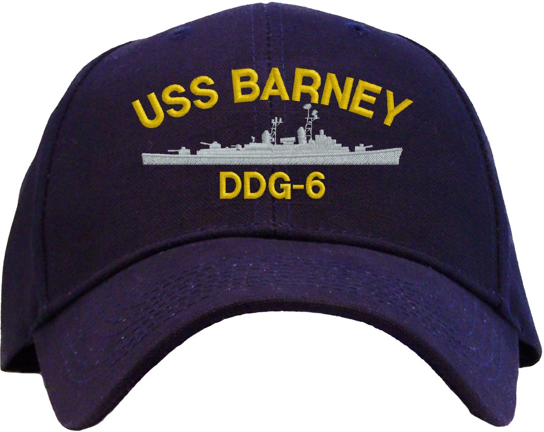 USS Barney DDG-6 Embroidered Baseball Cap | Great Gift for Veteran ...