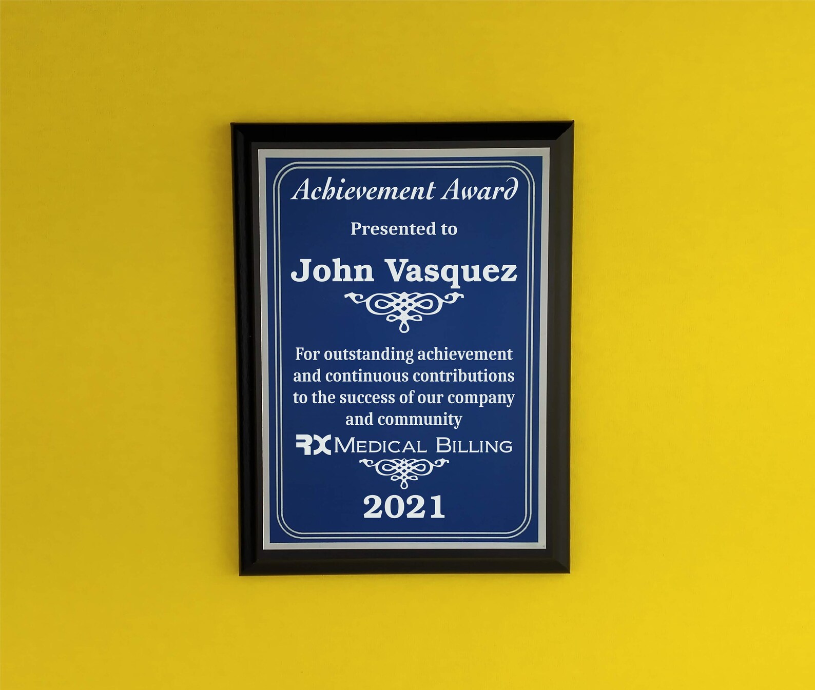 Employee Achievement Award Plaque, Employee Plaque, Employee Gifts ...
