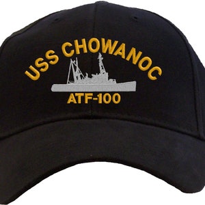 USS Chowanoc ATF-100 Embroidered Baseball Cap | Great Gift for Veteran ...