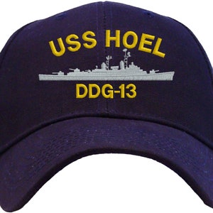 USS Hoel DDG-13 Embroidered Baseball Cap | Great Gift for Veteran ...