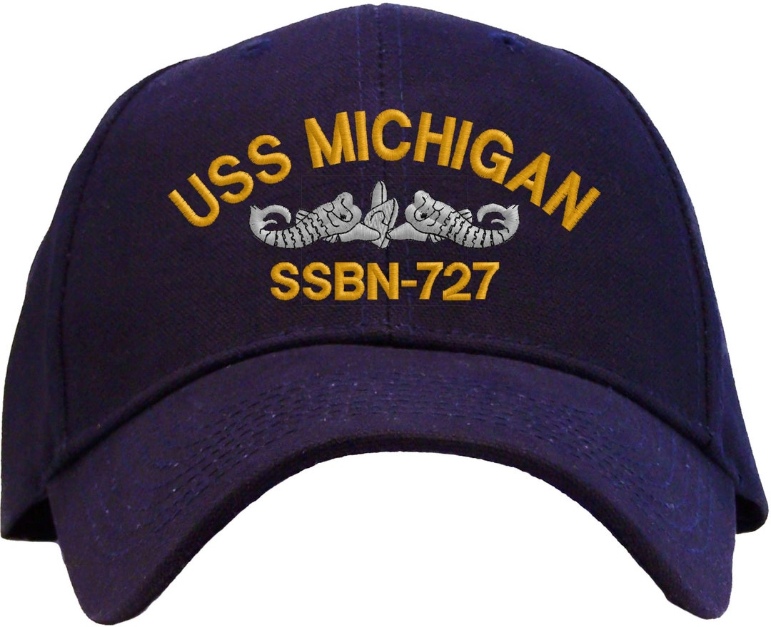 USS Michigan SSBN-727 Embroidered Baseball Cap | Great Gift for Veteran ...
