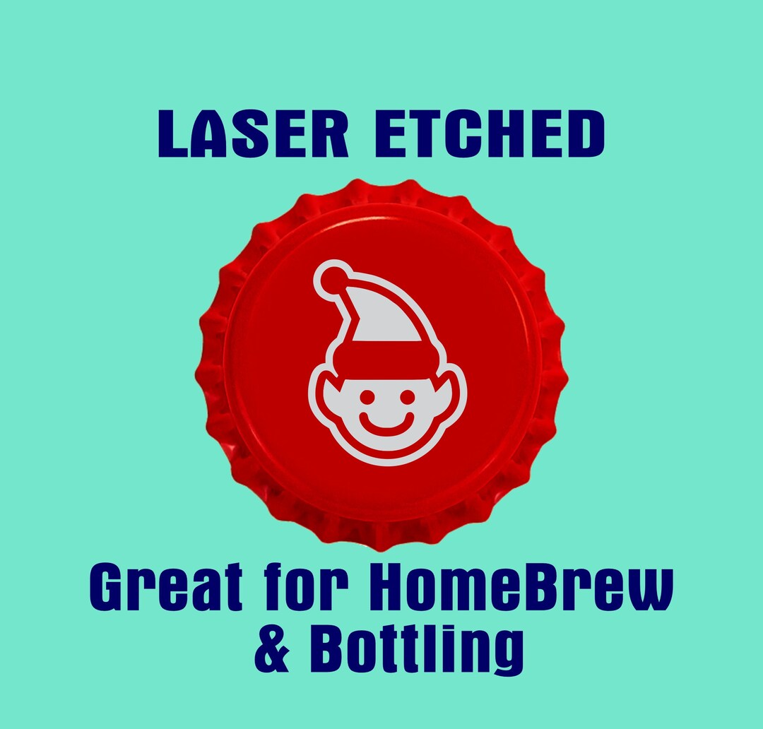 Elf Face Home Brew Soda Bottle Caps / Crowns/ Uncrimped/ Quantity 50 ...