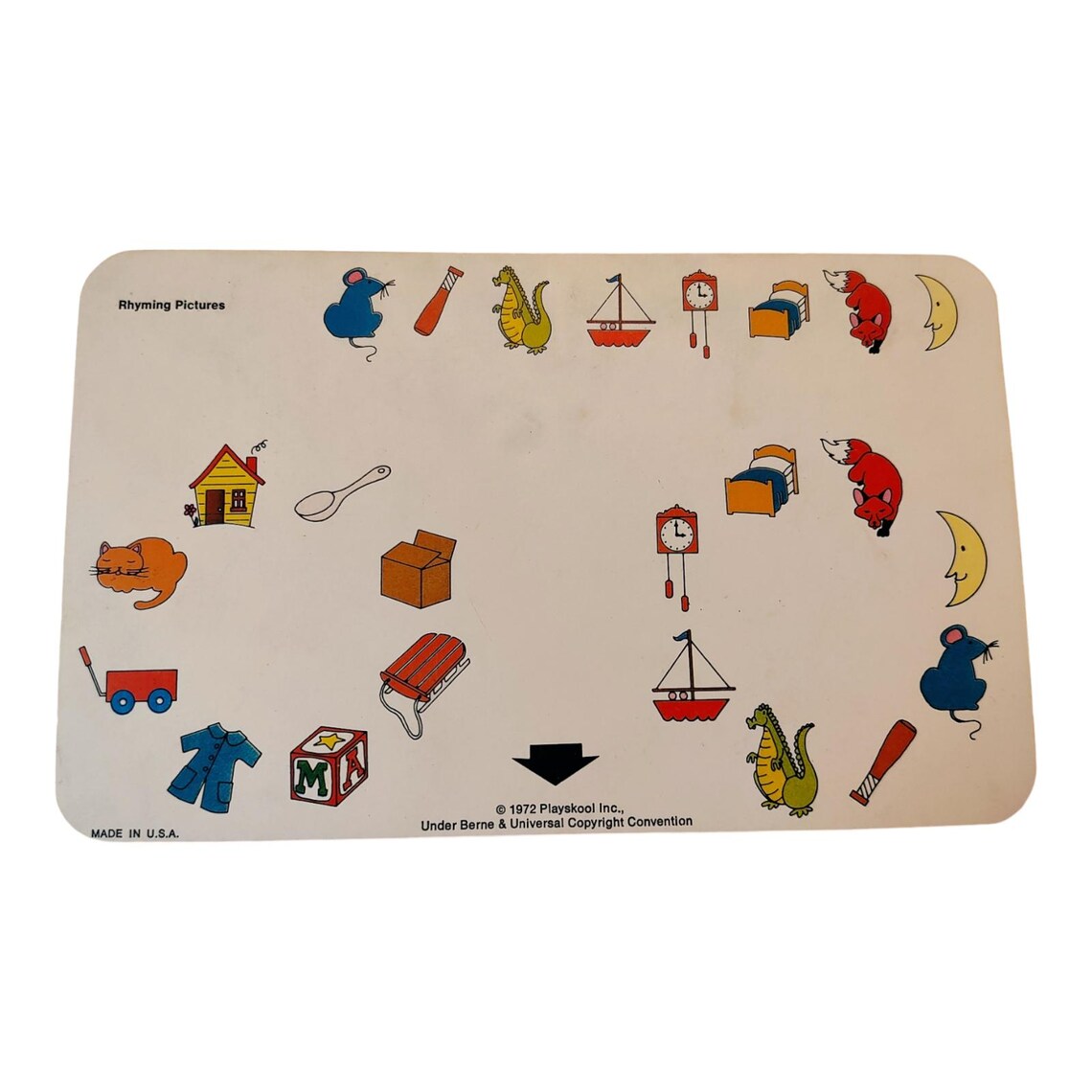 Vintage Toy 1972 Playskool Reel to Reel Play N Learn Computer ...