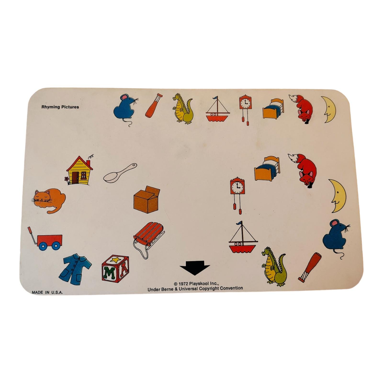 Vintage Toy 1972 Playskool Reel to Reel Play N Learn Computer ...