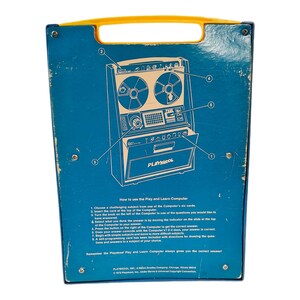 Vintage Toy 1972 Playskool Reel to Reel Play N Learn Computer ...