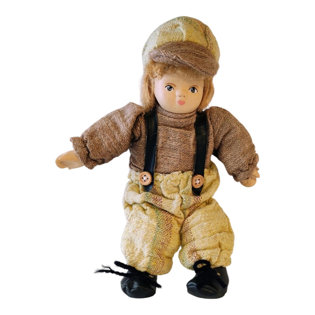 Albert E Price Porcelain Boy Doll 9" Vintage Toy Collectible Primitive ...