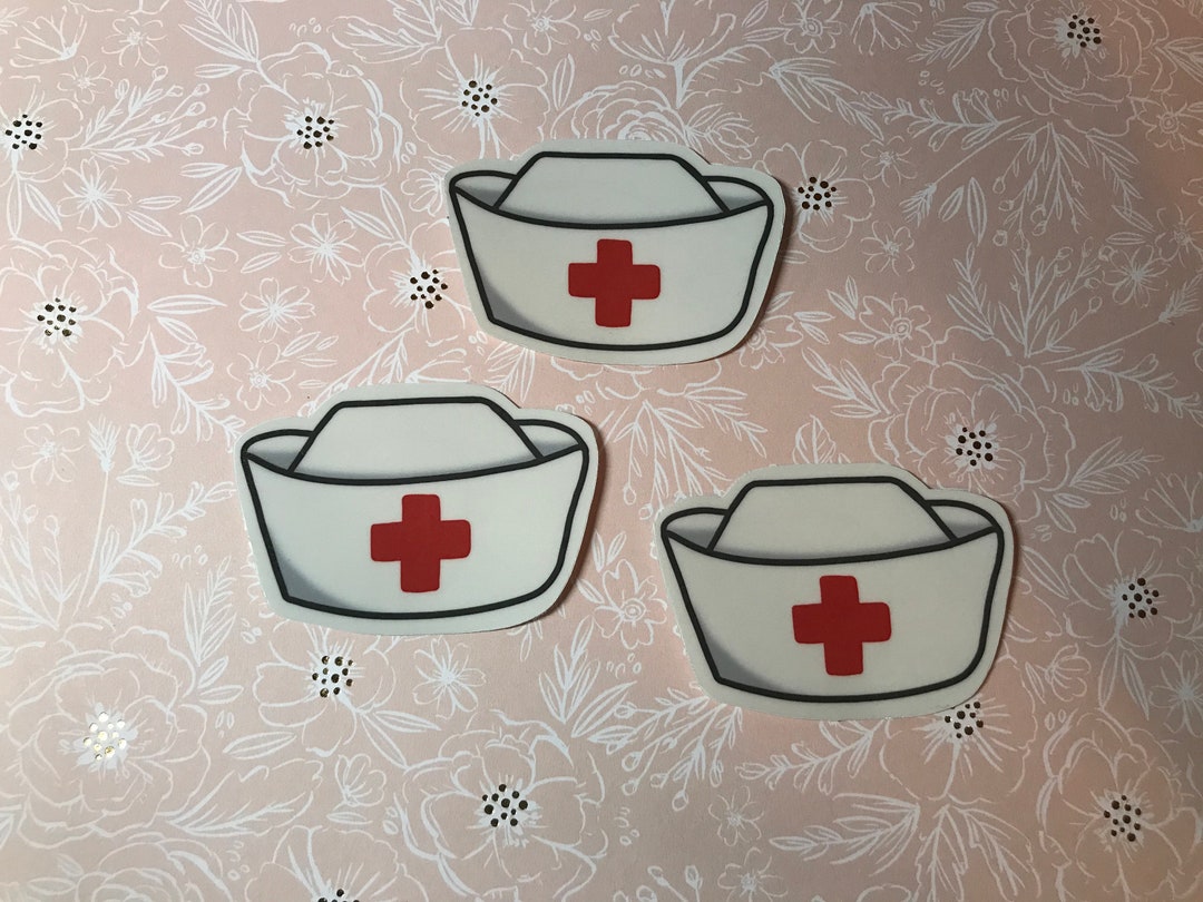 Nurse Hat Sticker Gift for Nurse - Etsy