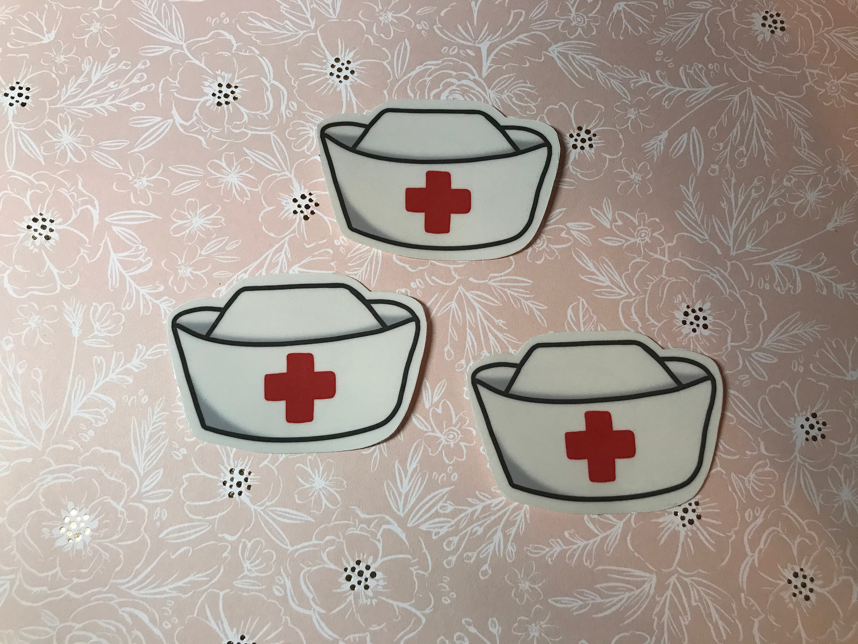 Nurse Hat Sticker Gift for Nurse - Etsy