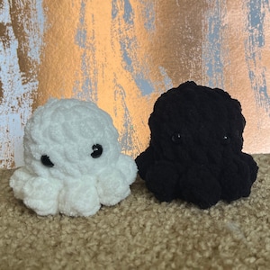 Emotional Support Octopus, Small Crochet Octopus, Stress Relief Desk ...