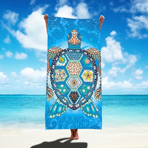 Sea Turtle Towel - Etsy