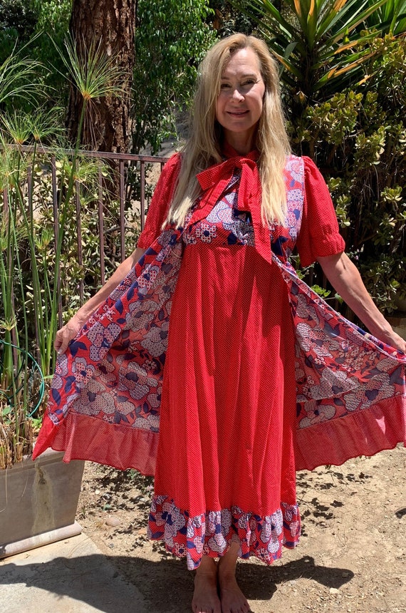 vintage cotton duster dress - Gem