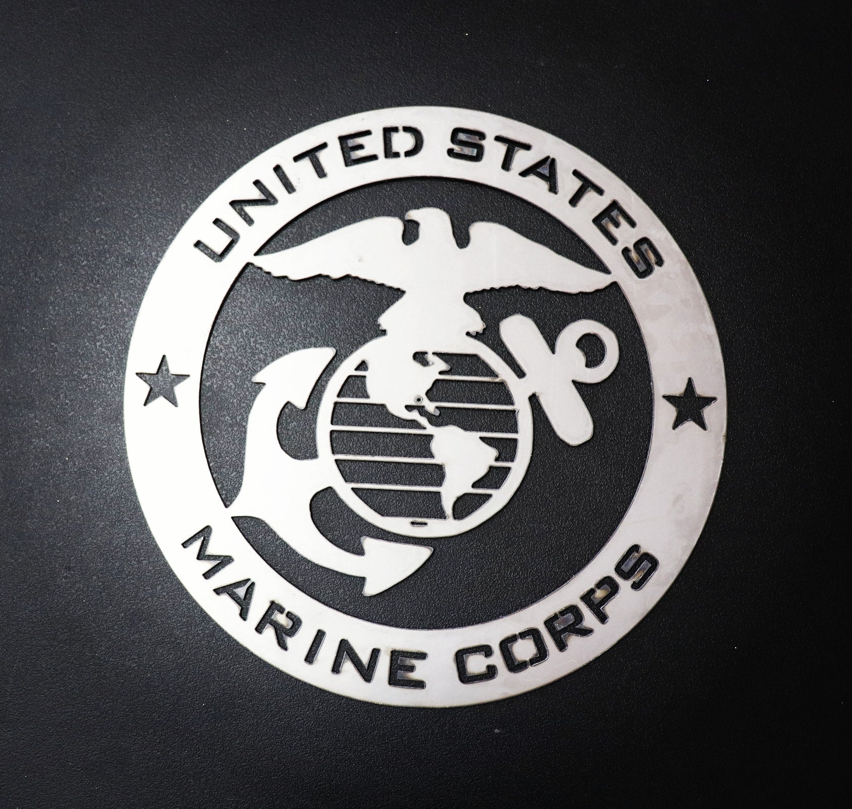 USMC Marine Corps Metal Sign / Military / Metal Art / United - Etsy