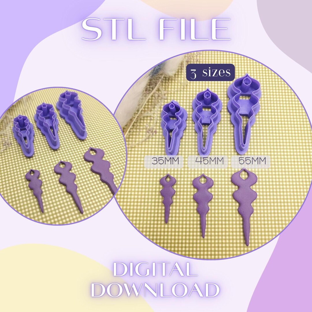 Ethnic Nyla 35mm/45mm/55mm 3 Sizes Polymer Clay Cutter - Etsy