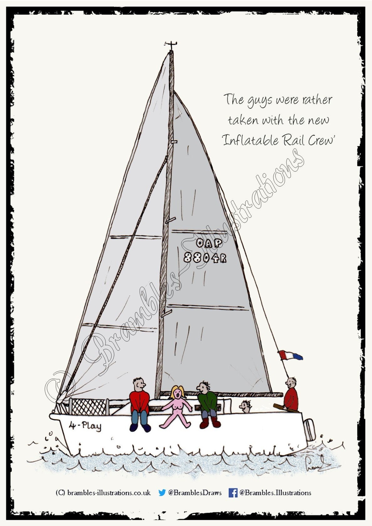 Segel-Cartoons Navigators Award - Etsy.de